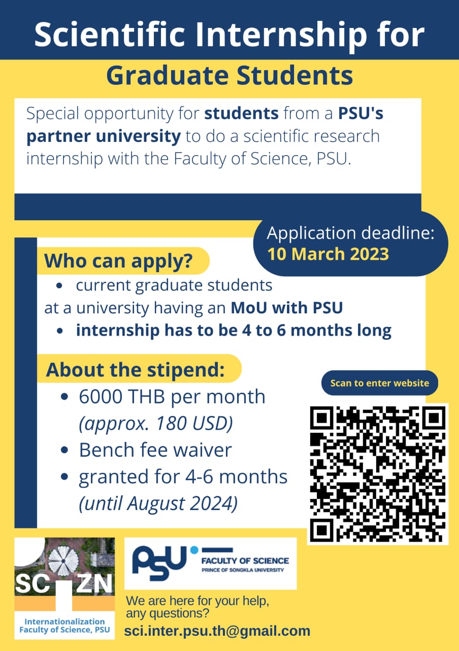Scientific Internship for Graduate Students at PSU - Office of ...